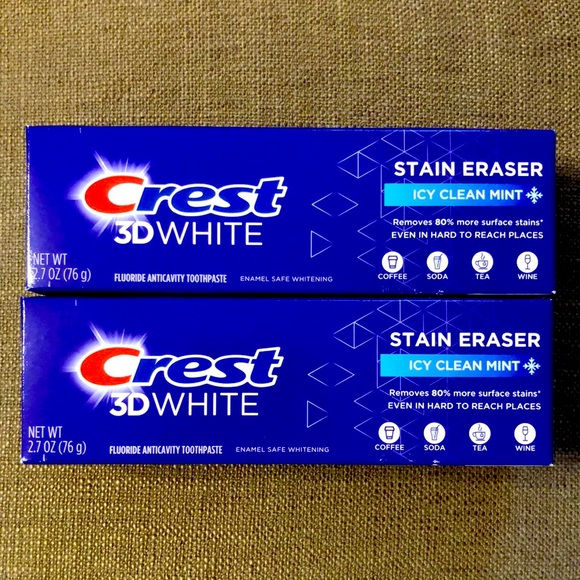 Crest | Bath & Body | Crest 3d White Stain Eraser Toothpaste Set Of 2 ...